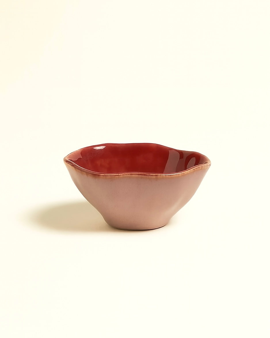Concha Bowl Small Ruby Red